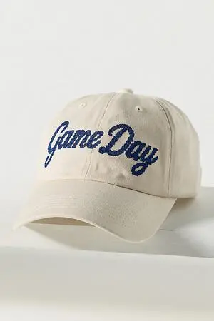 WORN/WEST Needlepoint Baseball Cap Ivory