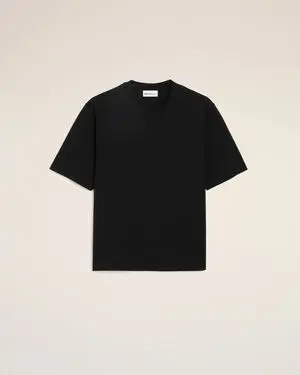 AMI Paris Cotton T-shirt With De Coeur Embroidery