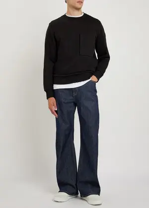 Moncler Embossed-logo Cotton Sweatshirt