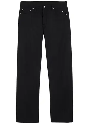 Rick Owens Kurdt Cotton And Wool-blend Jeans