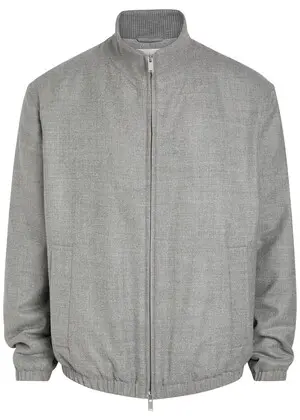 LARDINI Stretch-wool Jacket - Grey