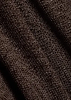 Vince Ribbed Cashmere And Silk-blend Top