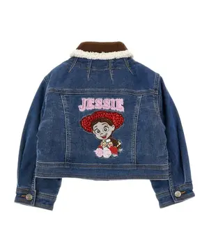 Monnalisa Embroidered Patch Denim Jacket