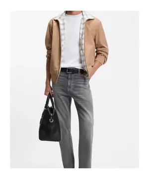 Hugo Boss Slim-fit Contrast-trim T-shirt
