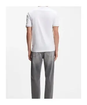 Hugo Boss Slim-fit Contrast-trim T-shirt