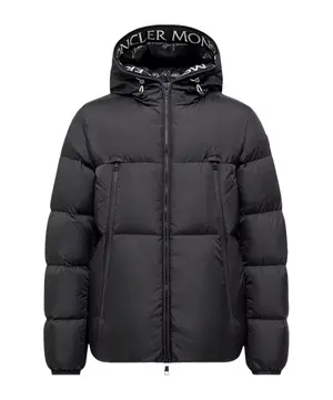 Moncler Montcla Down Jacket With Hood - Black