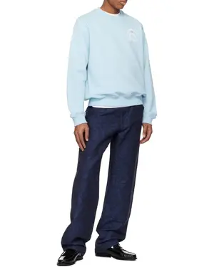 Casablanca Logo Printed Crewneck Sweatshirt