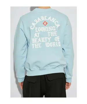 Casablanca Logo Printed Crewneck Sweatshirt