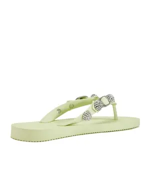 Balenciaga Cagole Embellished Thong Sandals