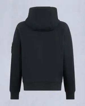 Moose Knuckles Logo Drawstring Hoodie