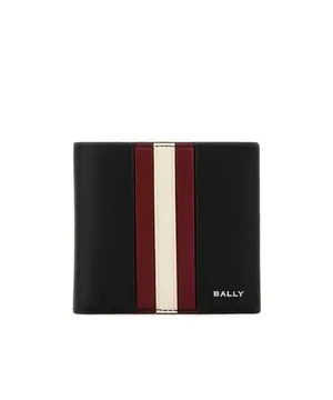 Bally Logo-printed Bi-fold Wallet - Black
