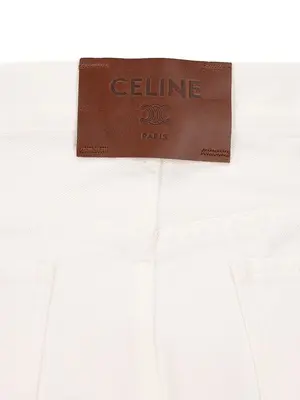 Celine Boyfriend Jeans In Heavy Cotton Twill