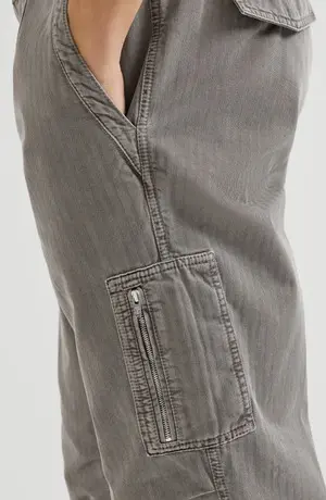 Brunello Cucinelli Cotton Chevron Cargo Trousers
