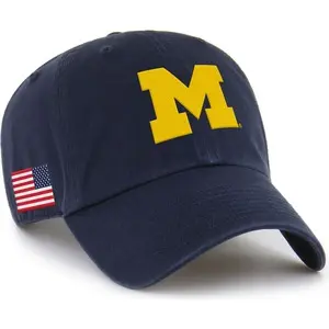 '47 47 Michigan Wolverines Americana Heritage Clean Up Cap - Navy