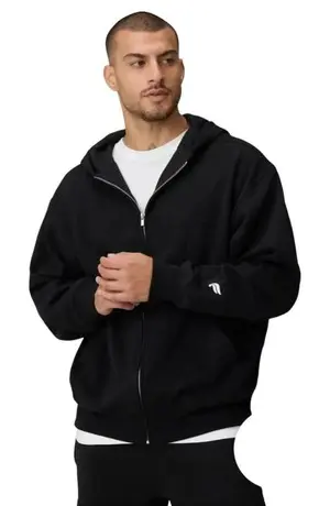 FABLETICS The Go-to Full Zip Hoodie - Black