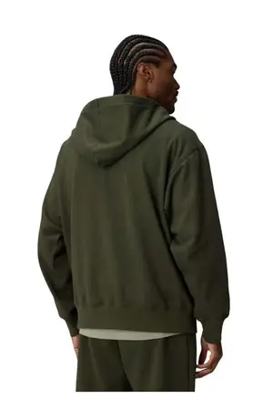 FABLETICS Oversized Full Zip Fleece Hoodie - Dark Olive