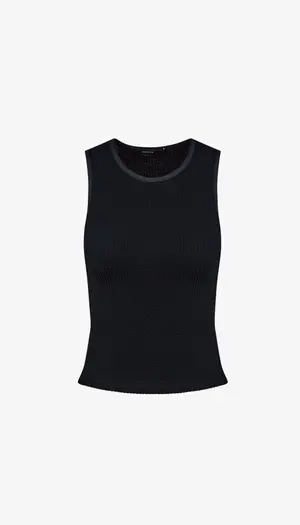 Smythe Muscle Rib Tank - Black Rib