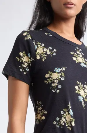 Veronica Beard Carla Floral Print T-shirt