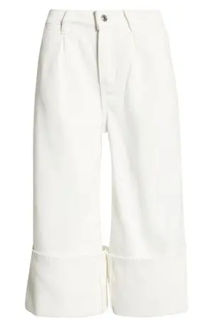 FADE OUT LOUD Roxie Cuffed Selvedge Denim Shorts
