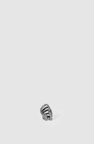 Brunello Cucinelli Sterling Silver Shimmer Ear Cuff