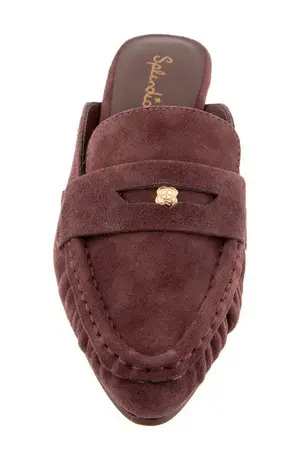 Splendid Lotus Penny Loafer Mule - Ash Wine