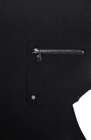 Dkny Zip Pocket Dolman Sleeve T-shirt