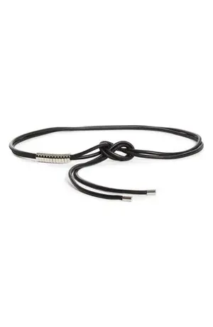 KALLMEYER Lowell Wrap Belt - Black/silver