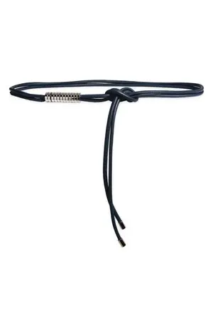 KALLMEYER Lowell Wrap Belt - Denim/silver