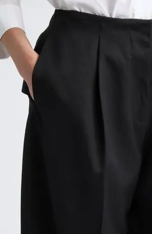 Simone Rocha Back Bow Wide Leg Trousers