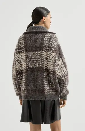 Brunello Cucinelli Double Knit Mohair Jacket
