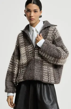 Brunello Cucinelli Double Knit Mohair Jacket