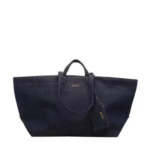 A.p.c. Le Drummer Denim Tote Bag - Blue