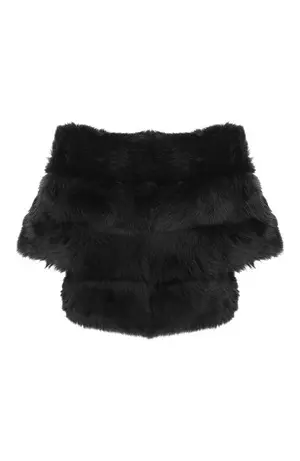 Gorski Genuine Shearling Lamb Capelet