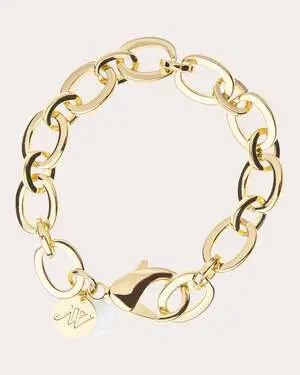 JANE WIN Mother Of Pearl Chunky Link Bracelet