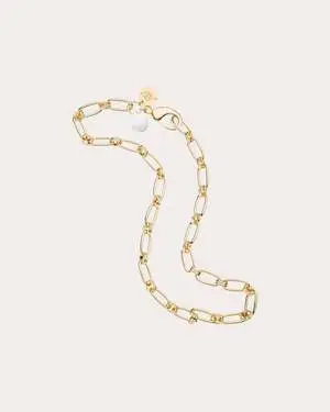 JANE WIN Mother Of Pearl Wheels Of Fortune Necklace