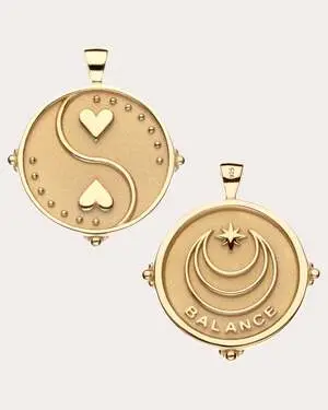 JANE WIN Balance Original Coin Pendant Necklace