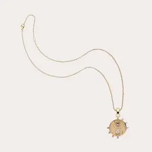 JANE WIN Petite Coin Pendant Necklace