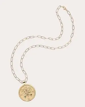 JANE WIN Forever Original Coin Pendant Necklace