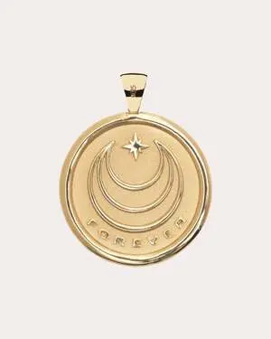 JANE WIN Forever Original Coin Pendant Necklace