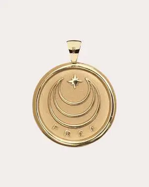 JANE WIN Free Original Coin Pendant Necklace