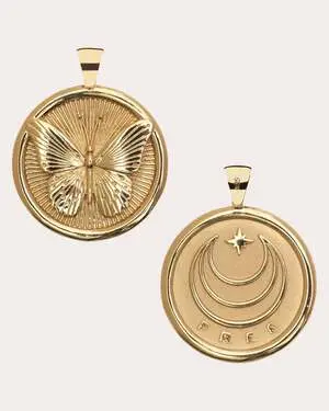 JANE WIN Free Original Coin Pendant Necklace