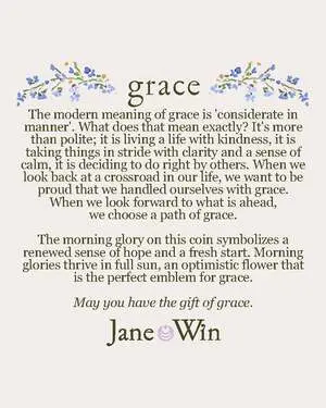 JANE WIN Amethyst & Tanzanite Grace Petite Coin Necklace