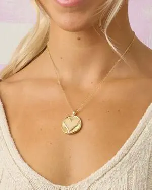 JANE WIN 14k -plated Sterling Silver Love Hearts Pendant Necklace