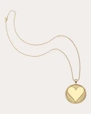 JANE WIN 14k -plated Sterling Silver Love Hearts Pendant Necklace