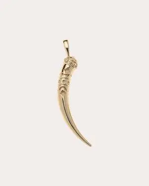 JANE WIN Protect Large Tusk Pendant Necklace