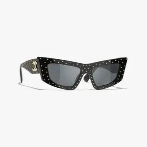 Chanel Cat Eye Sunglasses - Black