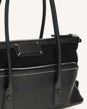 MAISON MARGIELA 5ac Shoulder Bag In Leather With Logo