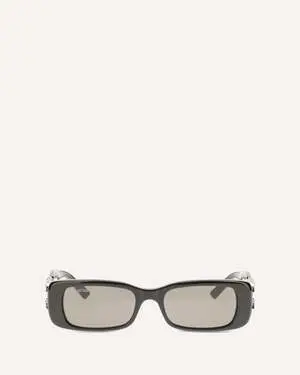Balenciaga Dynasty Rectangle Sunglasses