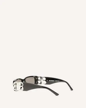 Balenciaga Dynasty Rectangle Sunglasses