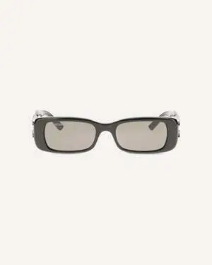 Balenciaga Dynasty Rectangle Sunglasses